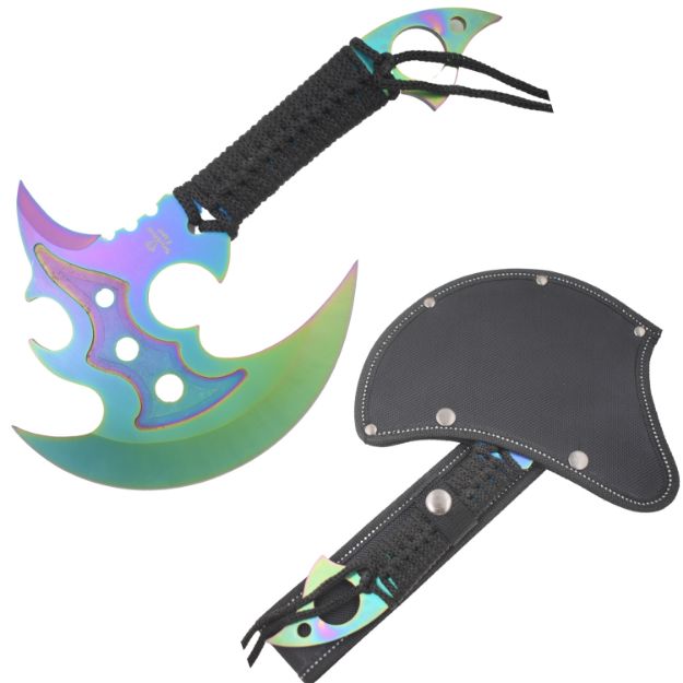 Snake Eye – Fantasy Throwing Axe, Rainbow | Buy in Canada | Gotenda
