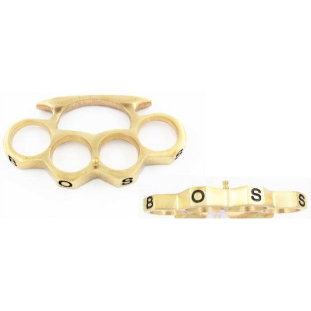 Turkey Creek Trading Company Inc.: Brass Knuckle Belt Buckle (BOSS)