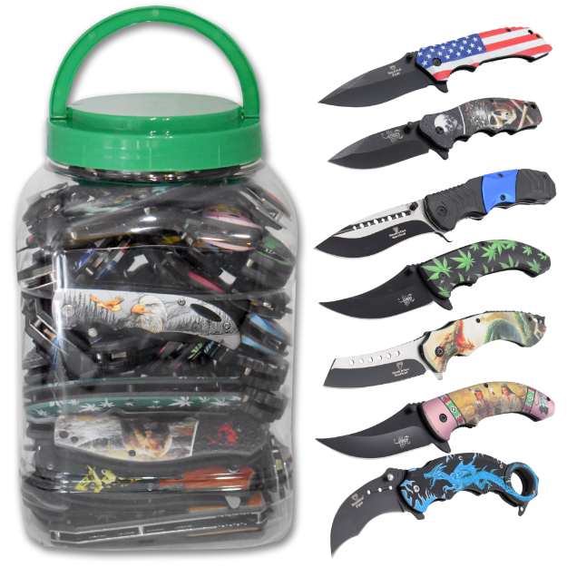 Turkey Creek Trading Company Inc.: Jar Knife Snake Eye Jar Of Pocket ...