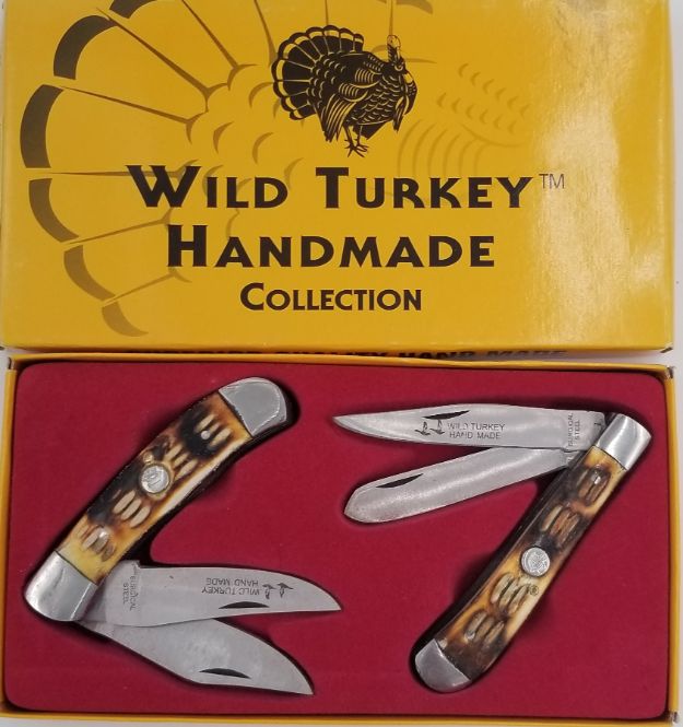 Turkey Creek Trading Company Inc.: Wild Turkey Handmade 2pc Gift Knife ...