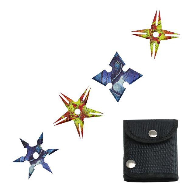 Turkey Creek Trading Company Inc.: Snake Eye Tactical 4pc Throwing Star Set