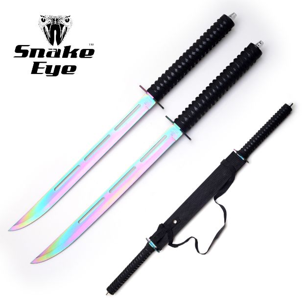 Turkey Creek Trading Company Inc.: Snake Eye Dual Ninja Swords With Sheath