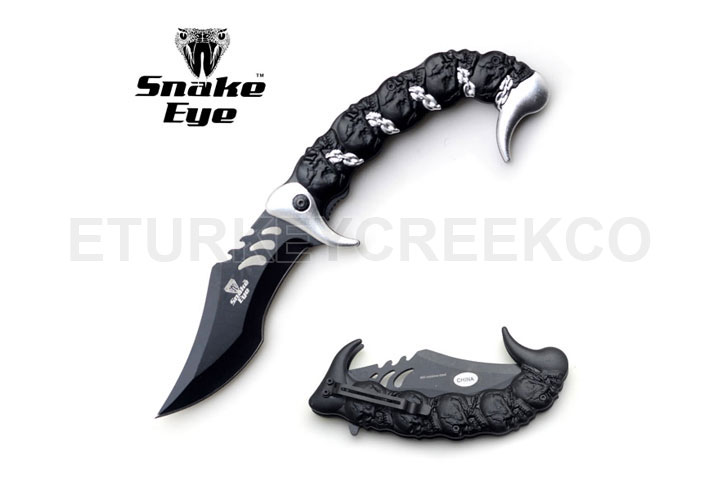 Turkey Creek Trading Company Inc.: Snake Eye Tactical Spring Assist knife