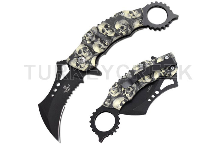Turkey Creek Trading Company Inc.: Snake Eye Tactical Karambit Spring ...