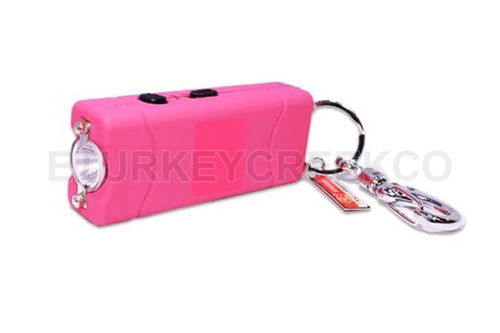 Eturkey Creek Co: SNAKE EYE KEY CHAIN STUN GUN PINK